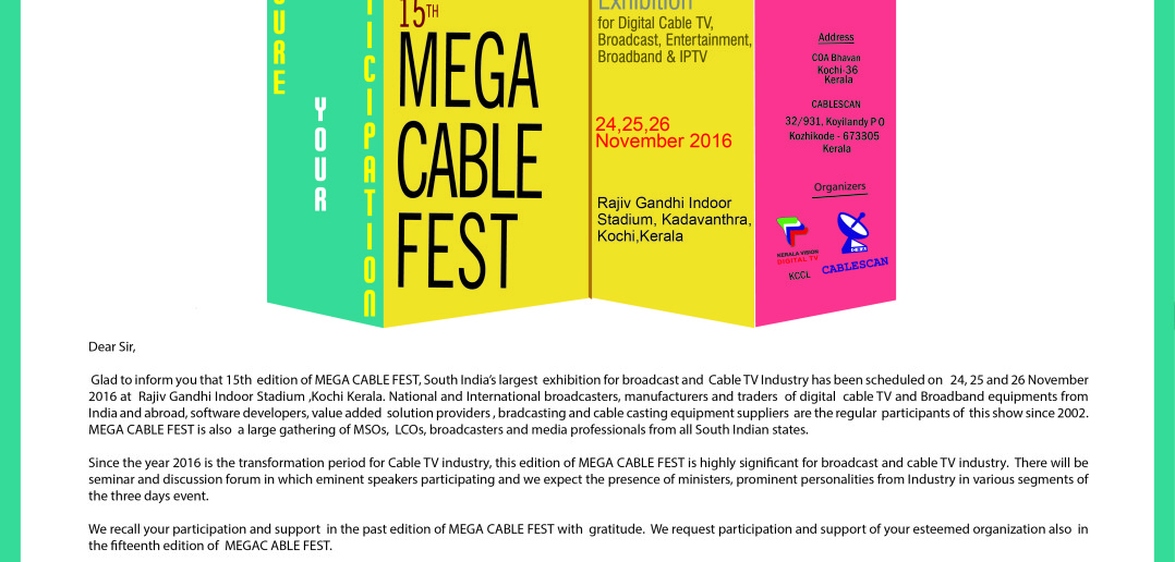 COA KERALA — Cable TV Operators Association